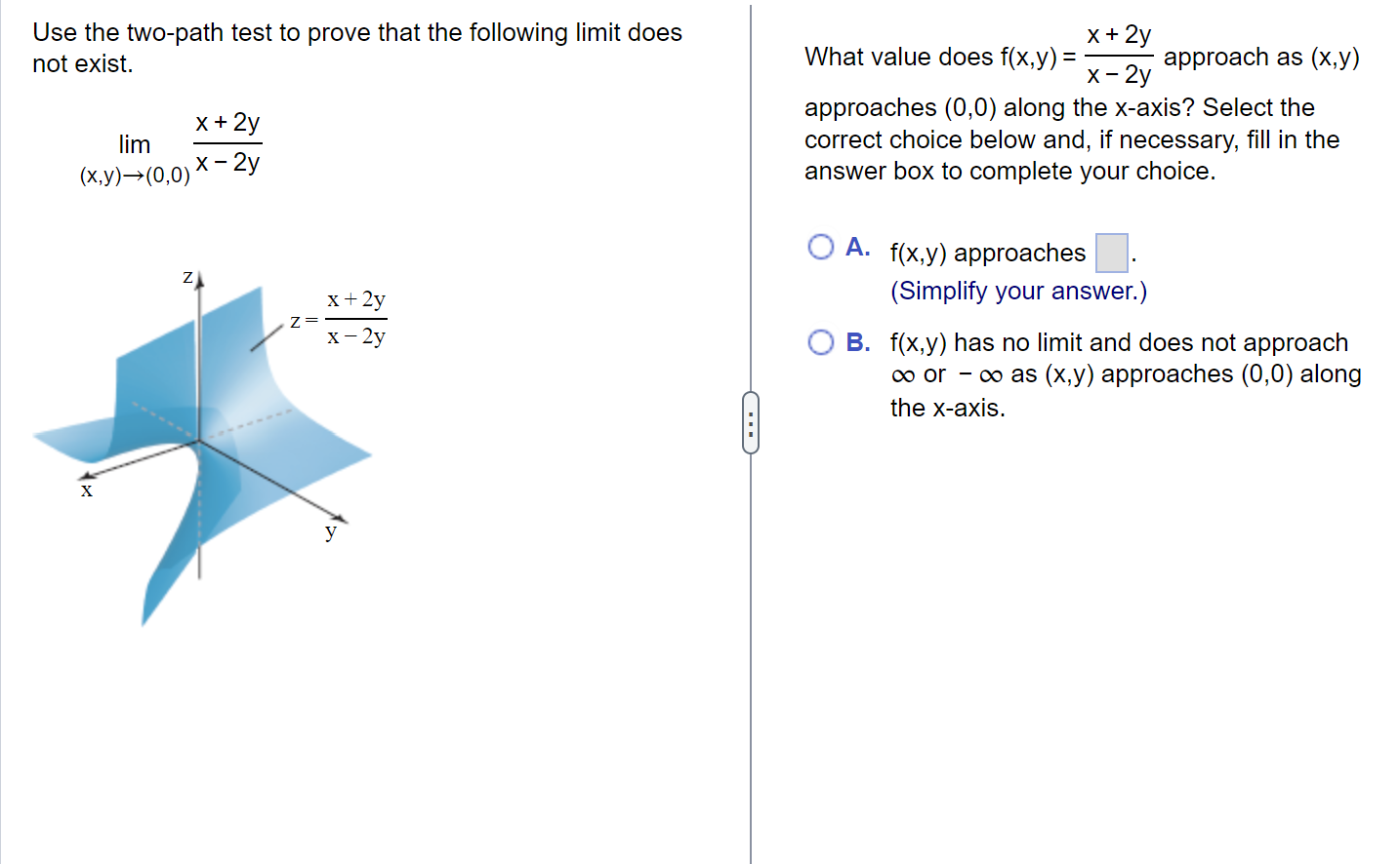 Solved Use the two-path test to prove that the following | Chegg.com