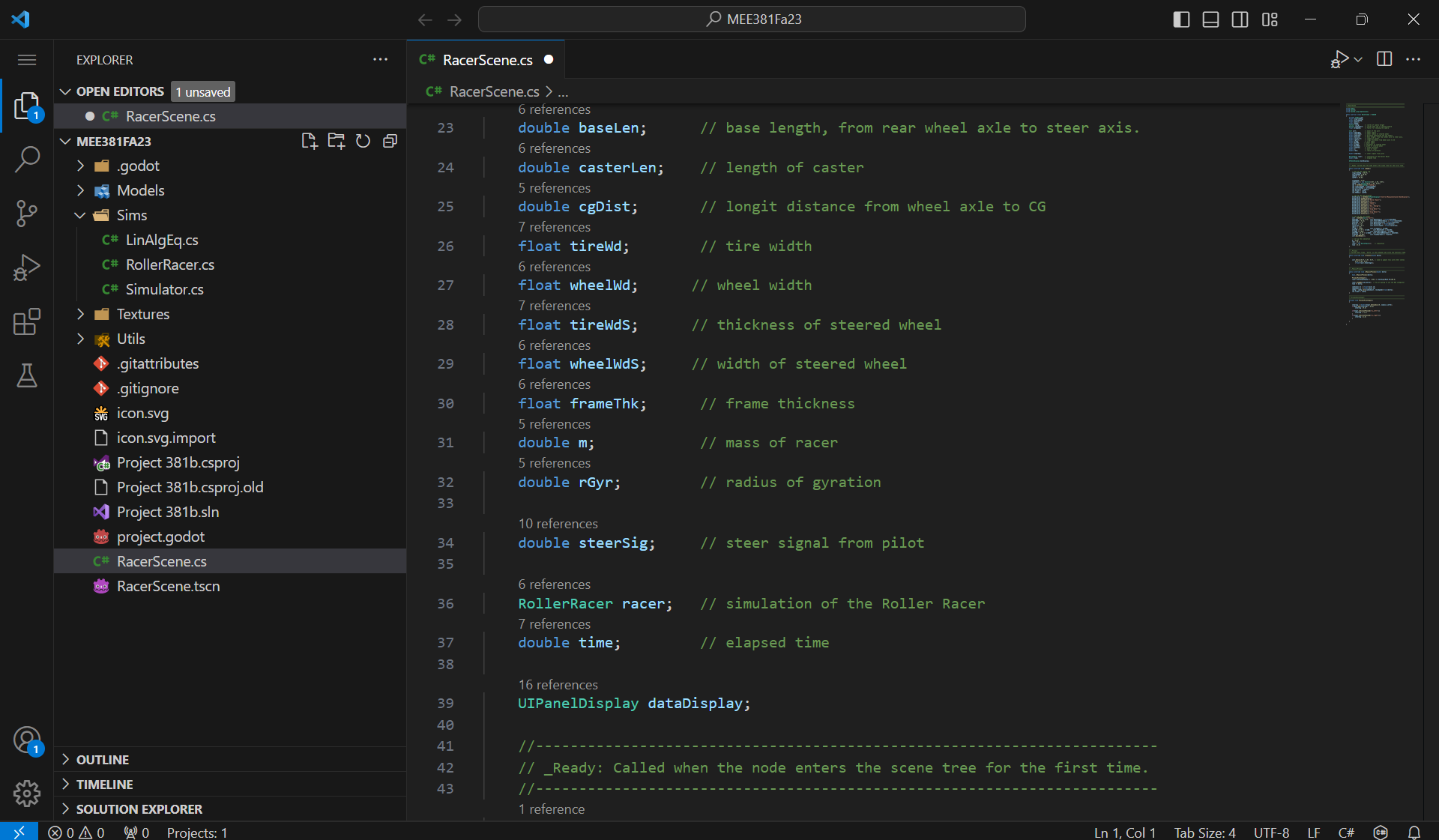 This is a class C# code for a class of 4 codes: | Chegg.com