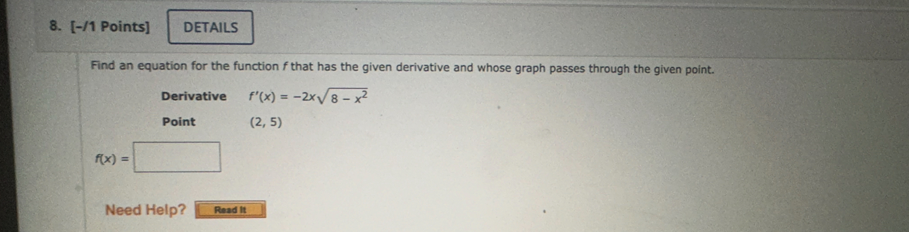 Solved Find an equation for the function f that has the | Chegg.com