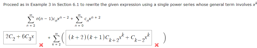 Solved Proceed as in Example 3 in Section 6.1 to rewrite the | Chegg.com