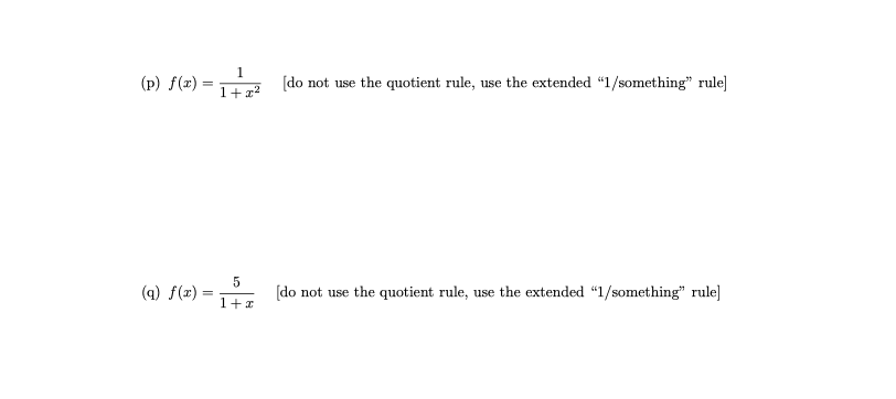 Solved 3. WITH LETTERS. Find the derivative of each of the | Chegg.com