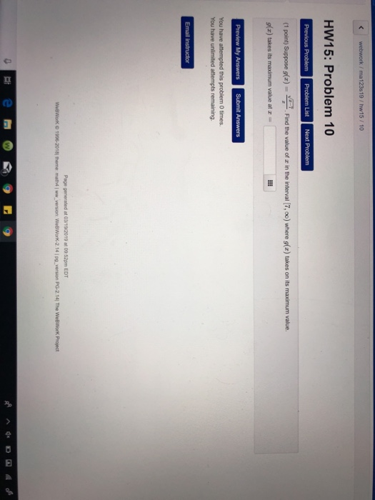 Solved HW15: Problem 10 You have a | Chegg.com