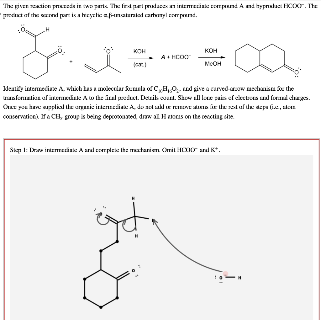 Solved The given reaction proceeds in two parts. The first | Chegg.com