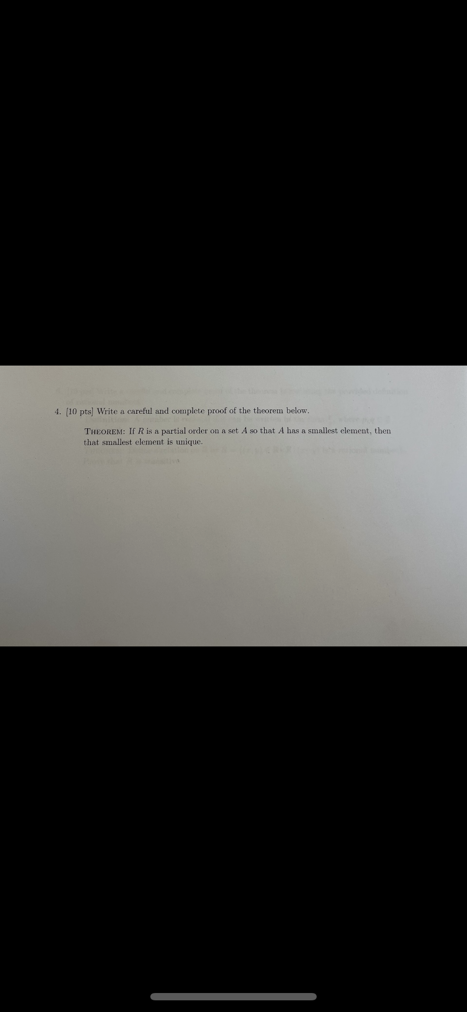 Solved 4. [10 pts] Write a careful and complete proof of the | Chegg.com