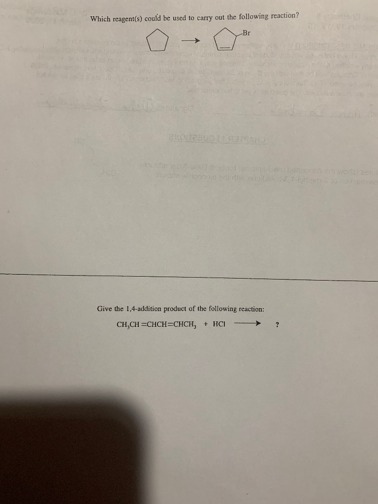 Solved CN Draw structures (show the concerted mechanisms) | Chegg.com