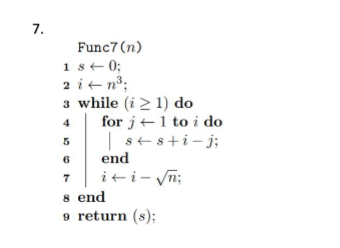Solved [Total 100 points] Give the asymptotic running time | Chegg.com
