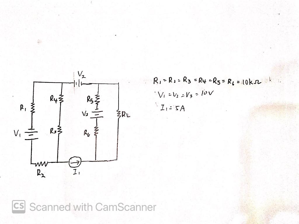Solved Calculate the Rth and VTH using Thevenin | Chegg.com