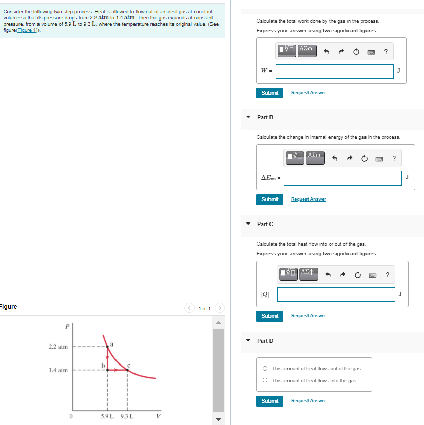 Solved Consider the following two-step process. Heat is | Chegg.com