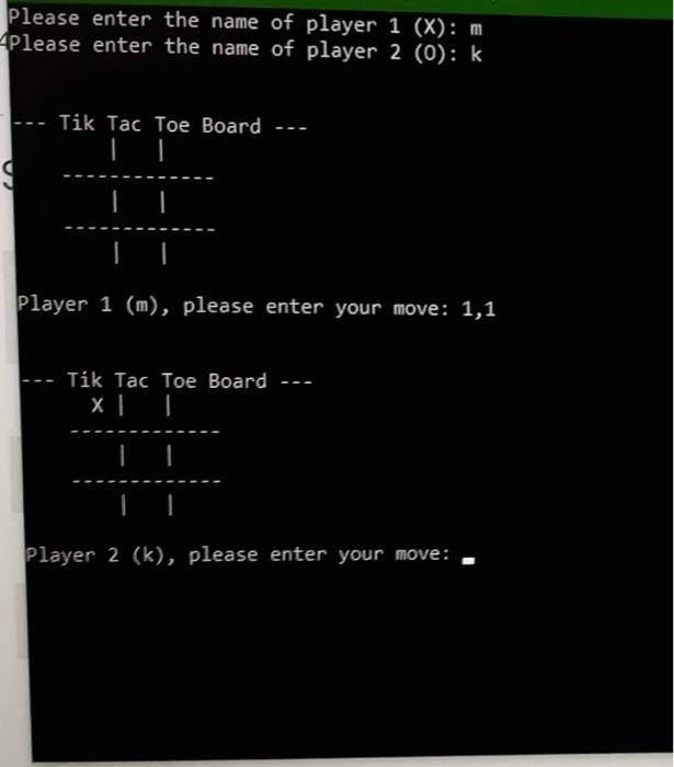 Solved The C code given below is a tic tac toe program that | Chegg.com