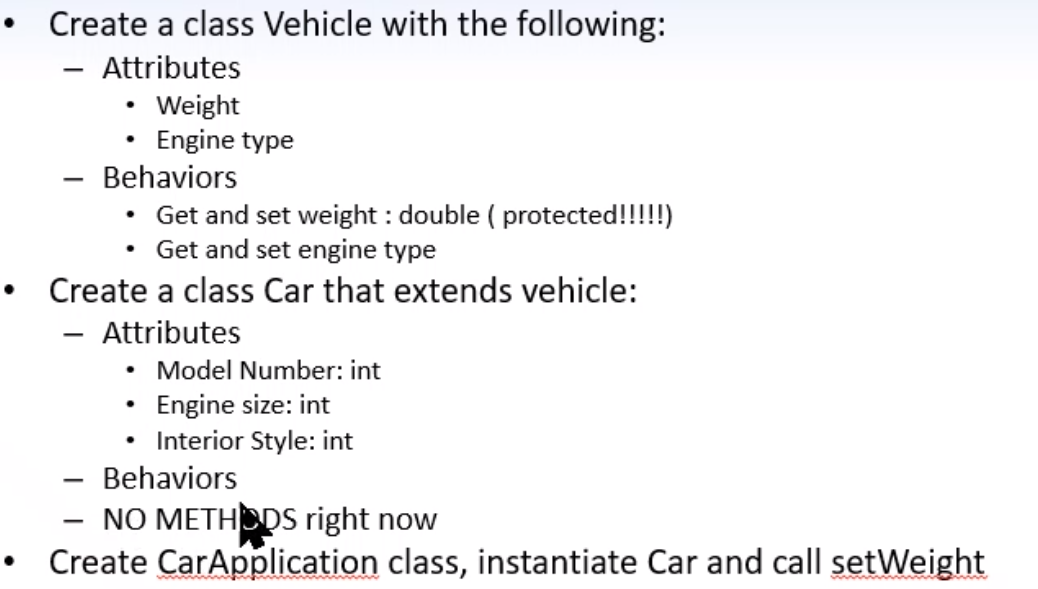 Solved . Create a class Vehicle with the following: | Chegg.com