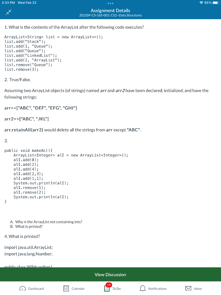 Solved πK Assignment Details 2023SP-CS-165-001: C52--Data | Chegg.com
