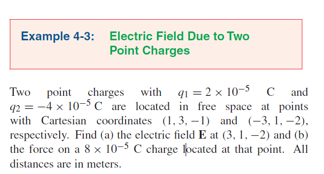 Solved Two point charges with q1 = 2 × 10−5 C andq2 = −4 × | Chegg.com