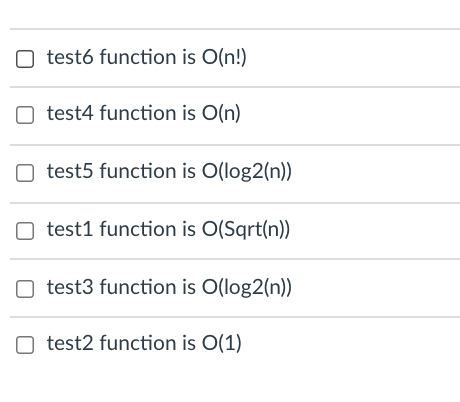 Solved Question 10 6 pts Here are code few functions | Chegg.com