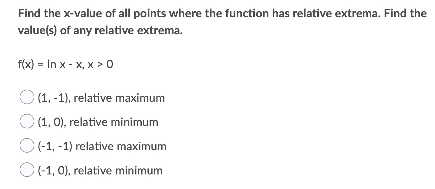 Solved Find the x-value of all points where the function has | Chegg.com