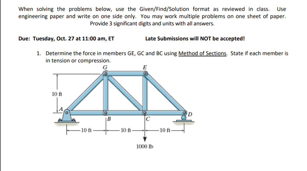 Solved When Solving The Problems Below Use The
