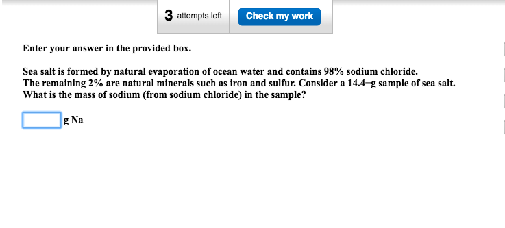 Solved 3 attempts left Check my work Enter your answer in | Chegg.com