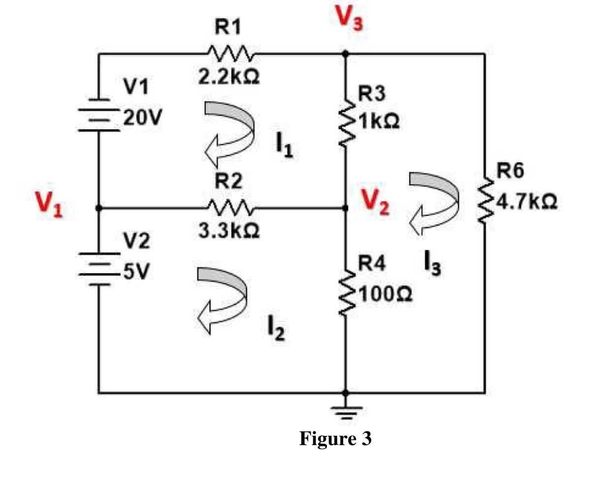Solved a) For the circuit shown in figure 3, apply node | Chegg.com