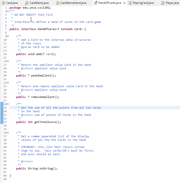 Solved Java FoundationsComplete the methods in the | Chegg.com