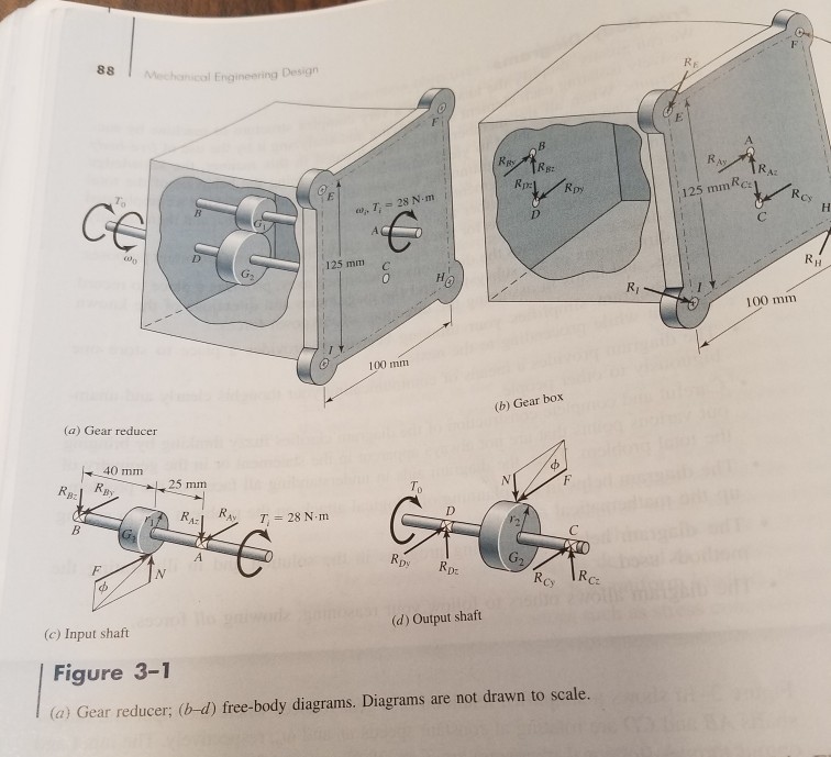 Solved Figure 3-la shows a simplified rendition of a gear | Chegg.com