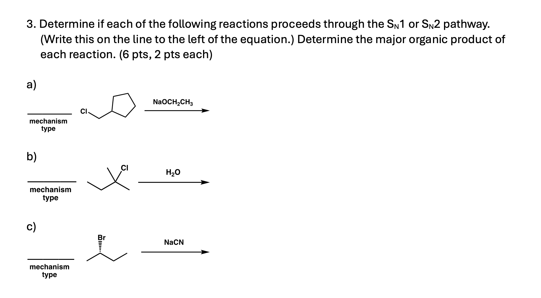 Solved Determine if each of the following reactions proceeds | Chegg.com