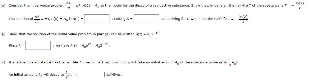 Solved A Consider The Initial Value Problem