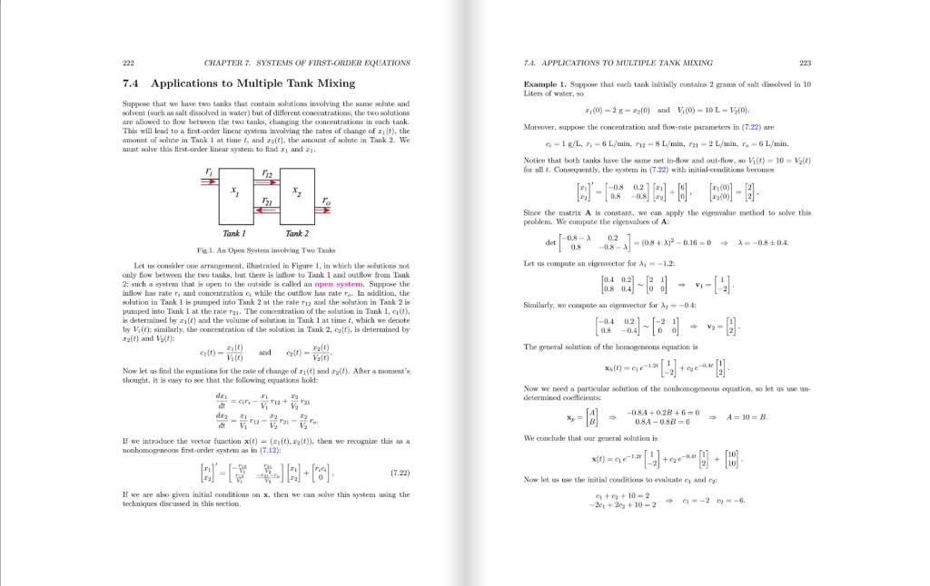 Solved The subject is Chapter 7. Systems of First-Order | Chegg.com
