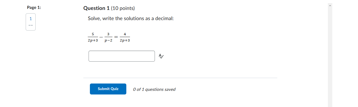 Solved Solve, write the solutions as a decimal: | Chegg.com