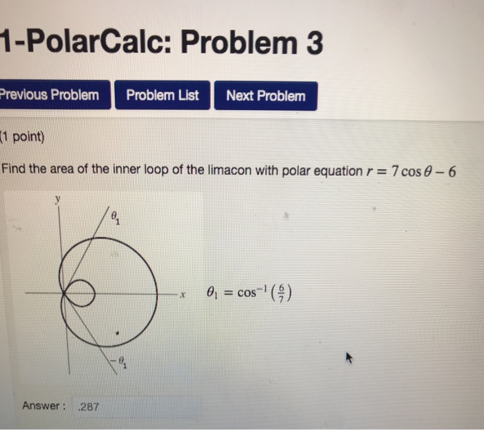 Solved 1-PolarCalc: Problem 3 Previous Problem Problem List | Chegg.com