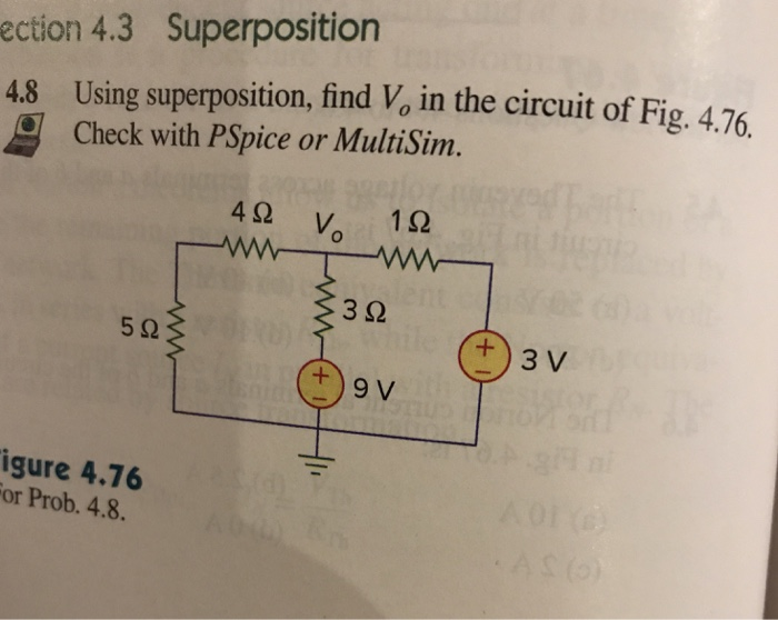 Solved ection 4.3 Superposition 4.8 Using superposition, | Chegg.com
