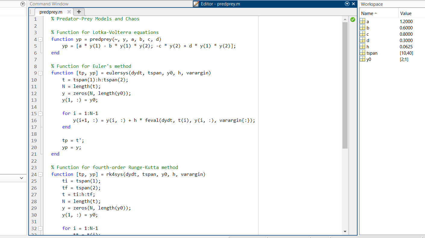 Solved Based on the case study of Predator-Prey models & | Chegg.com
