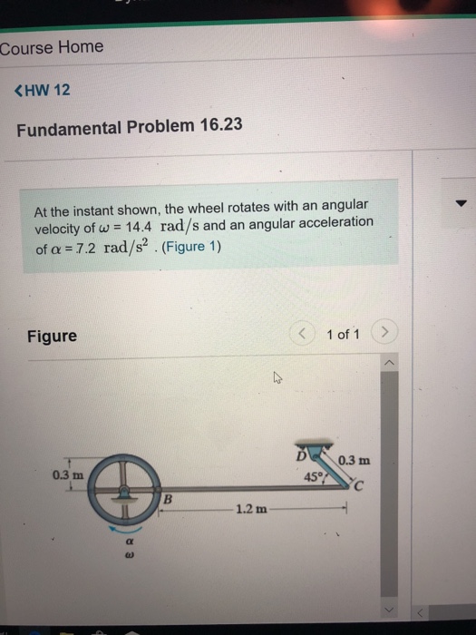 Solved Course Home KHW 12 Fundamental Problem 16.23 At the | Chegg.com Solved Course Home KHW 12 Fundamental Problem 16.23 At the | Chegg.com