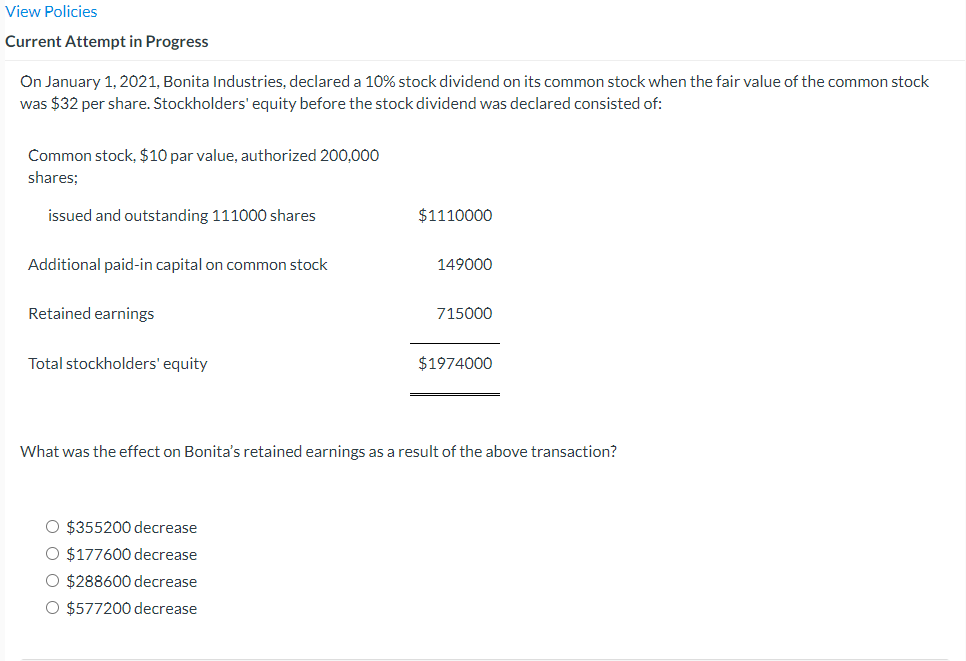 Solved View Policies Current Attempt in Progress On January | Chegg.com