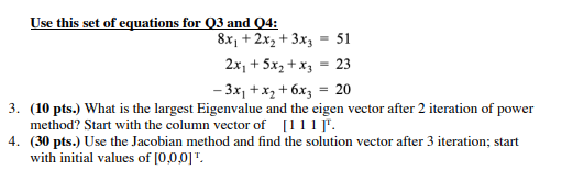 Solved 8x1+2x3 Use this set of equations for O3 and O4: | Chegg.com