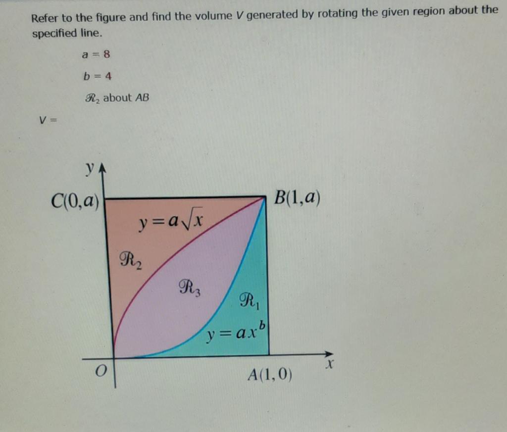 solved-refer-to-the-figure-and-find-the-volume-v-generated-chegg