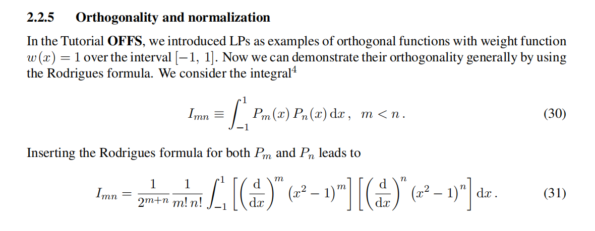 2.2.5 Orthogonality and normalization In the Tutorial | Chegg.com