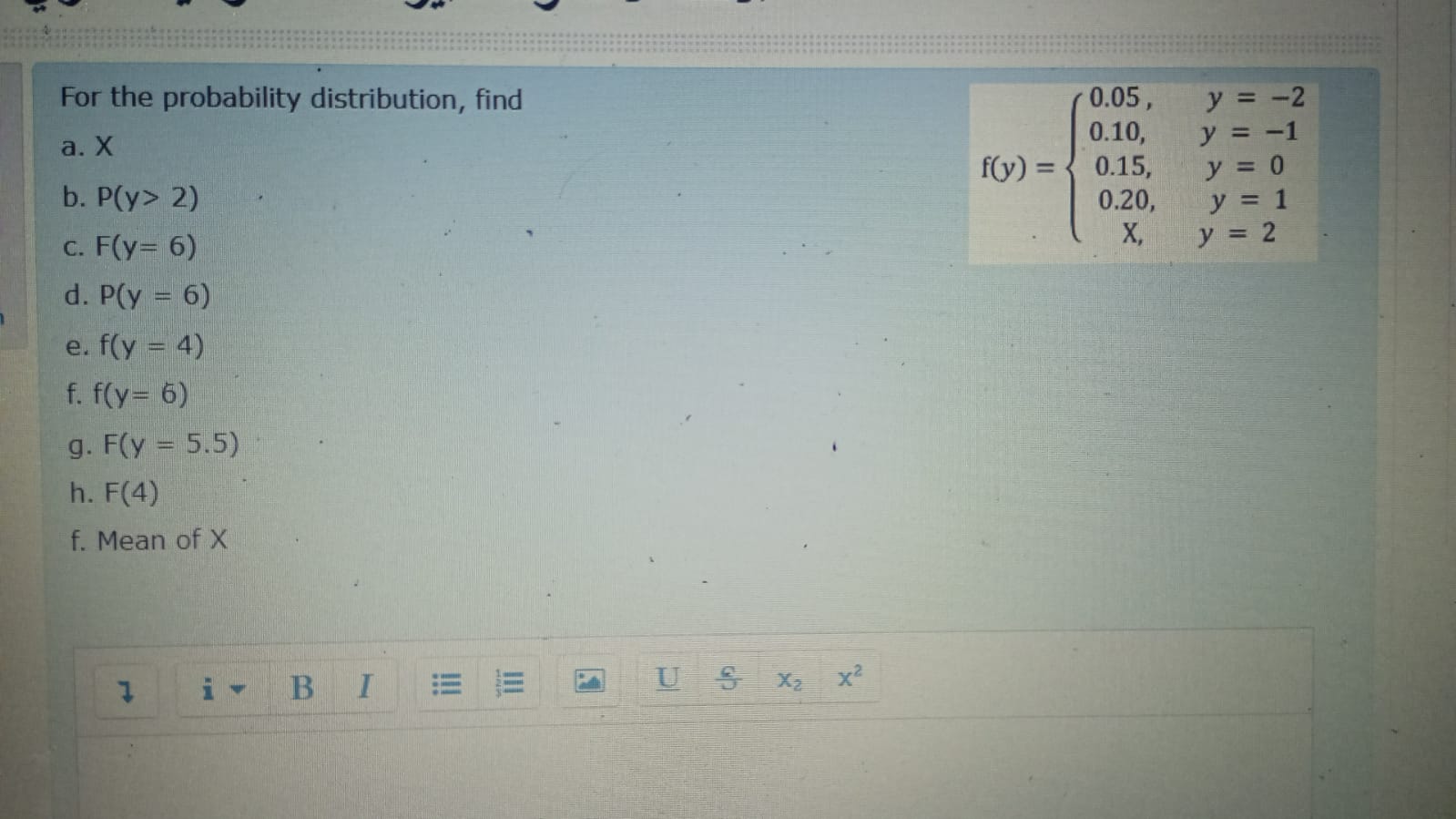 Solved For the probability distribution, finda. | Chegg.com