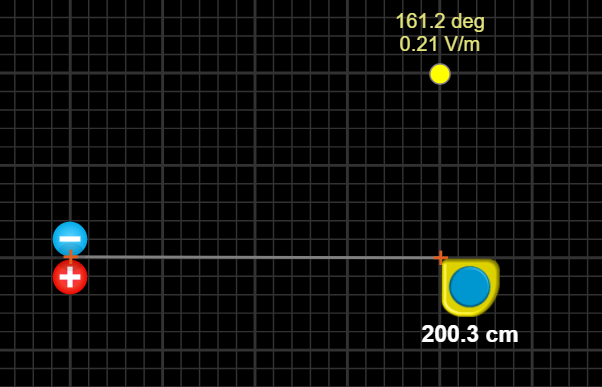 Solved The yellow sensors show the value of the electric | Chegg.com