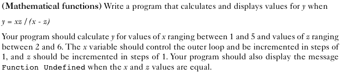 Solved (Mathematical functions) Write a program that | Chegg.com