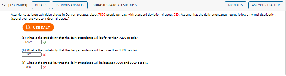 Solved 12. [1/3 Points) DETAILS PREVIOUS ANSWERS | Chegg.com