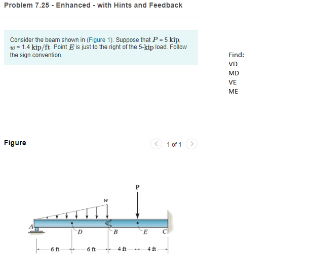 Solved Problem 7.25- Enhanced - with Hints and Feedback | Chegg.com