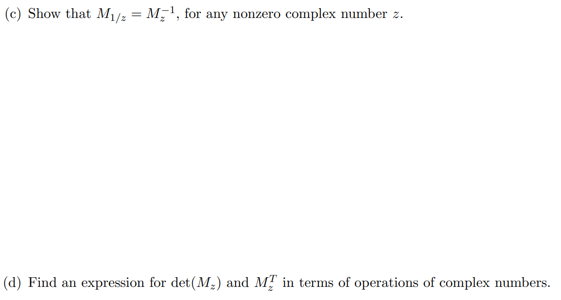 Solved 5) (10 marks) Complex numbers have a representation | Chegg.com