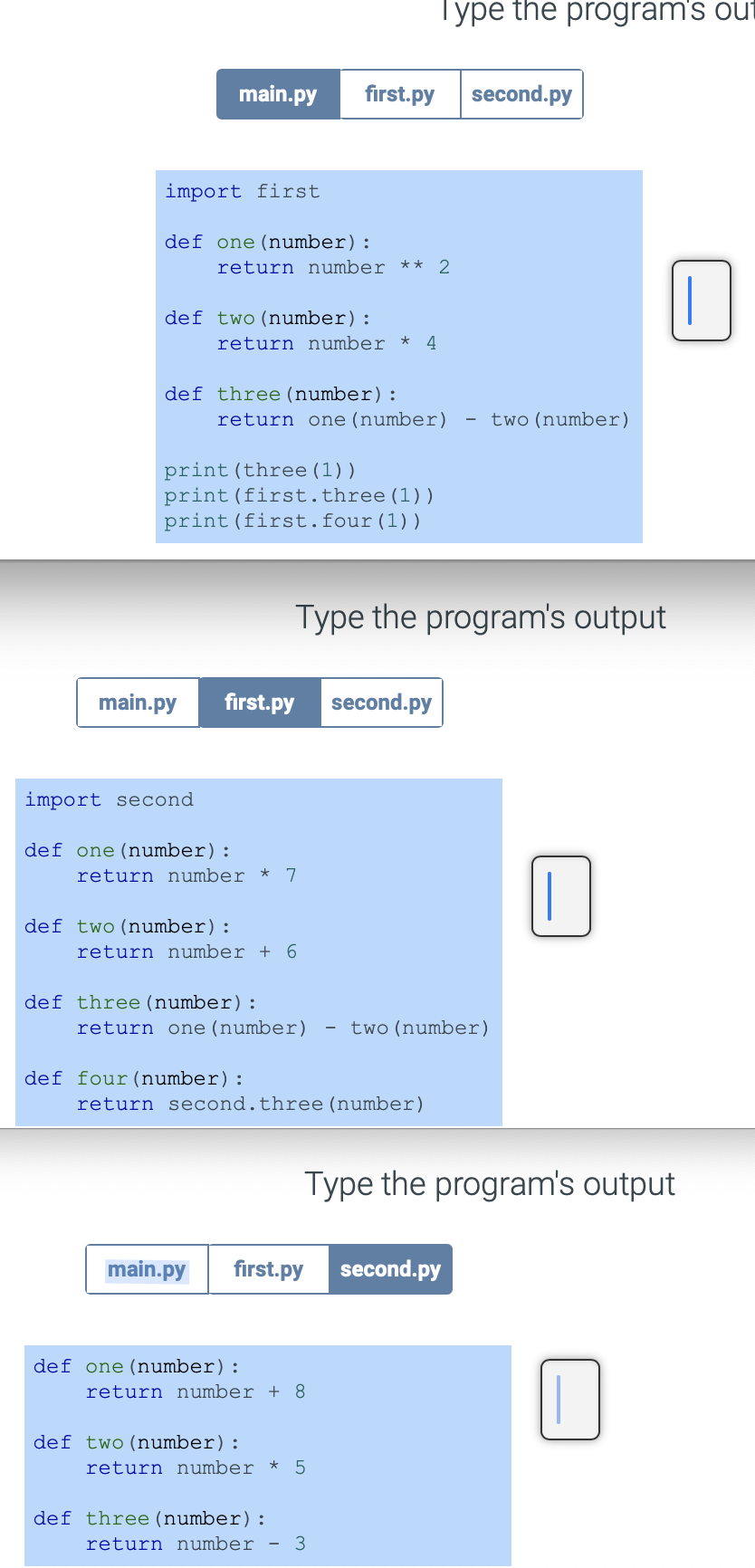 Solved Import First Def One Number Return Number ∗∗2 Def 5137