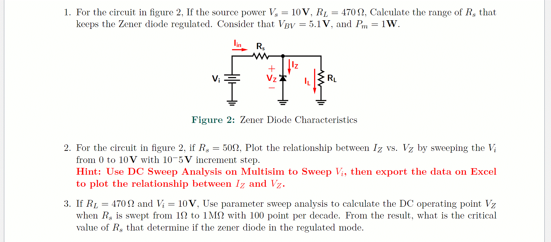 Solved Q3 only, please! Using Multisim | Chegg.com