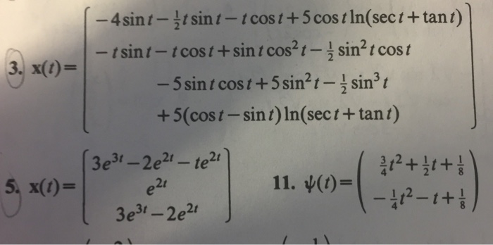 Solved Use The Method Of Variation Of Parameters To Solve