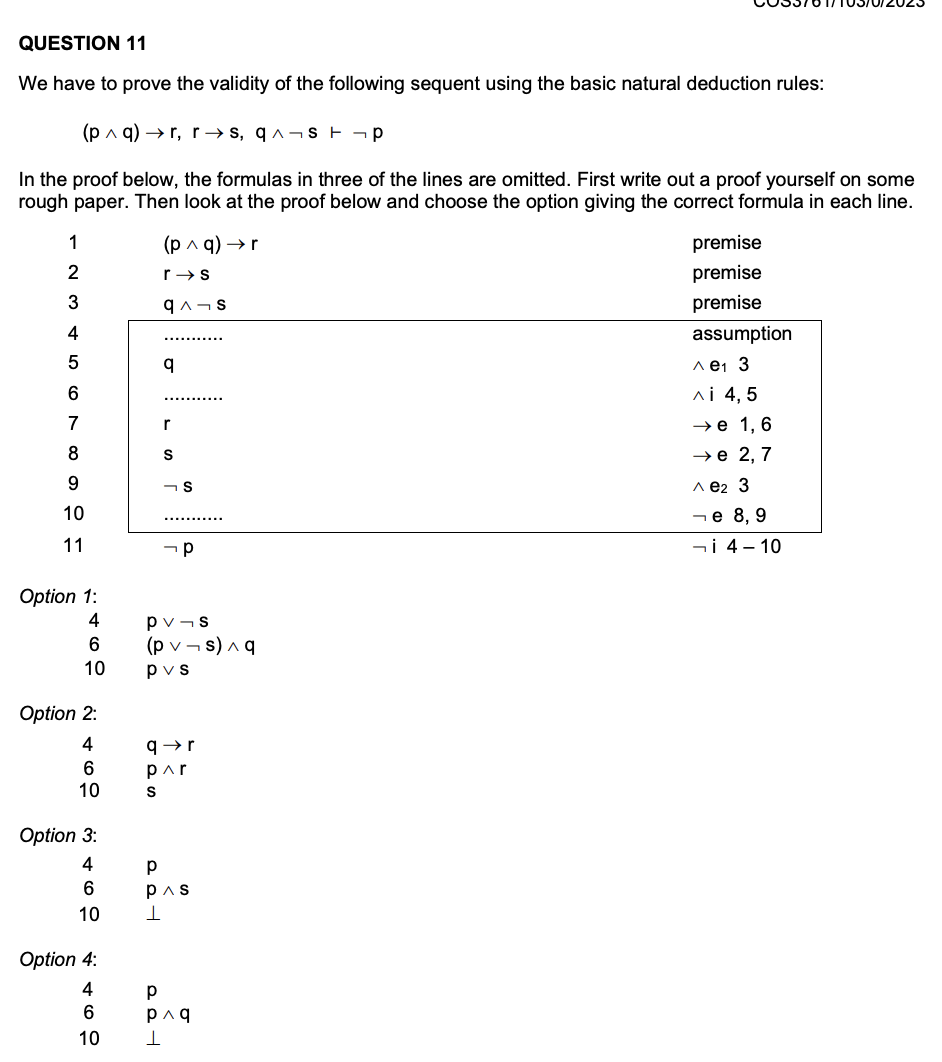 Solved We have to prove the validity of the following | Chegg.com