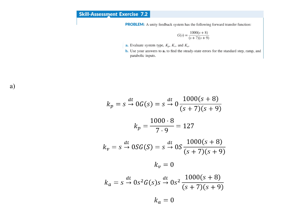 Solved Use MATLAB, the Control System Toolbox, and the | Chegg.com
