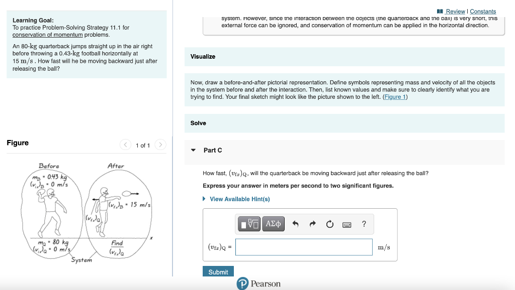 Solved u Review | Constants system. However, since the | Chegg.com