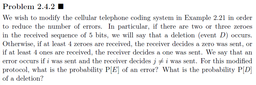 Solved We wish to modify the cellular telephone coding | Chegg.com