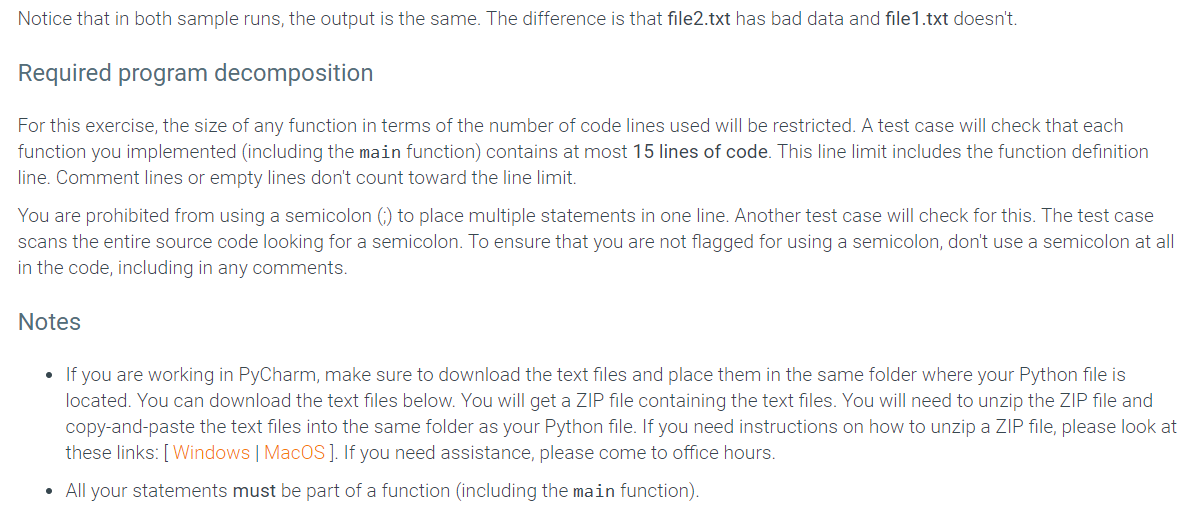 Solved Use Python. DO NOT use global variable or semicolon. | Chegg.com
