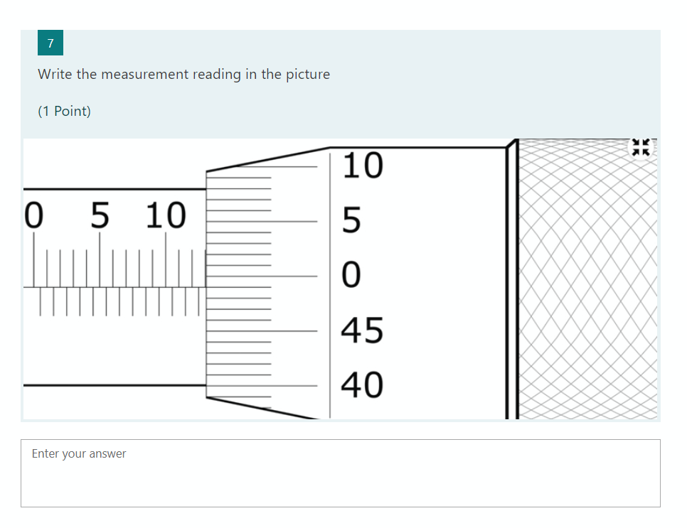 Solved 7 Write the measurement reading in the picture (1 | Chegg.com